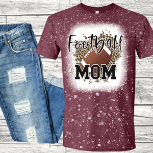 Football Mom Shirt, Bleach Football Mom Shirt, Proud Football Mom ...
