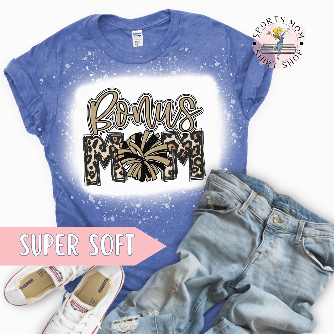 Cheer Bonus Mom Shirt, Bleach Cheer Step Mom Shirt, Cheerleader Gifts ...