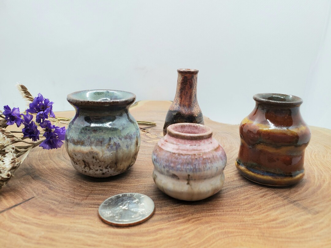 Mini Ceramic Vases - Etsy
