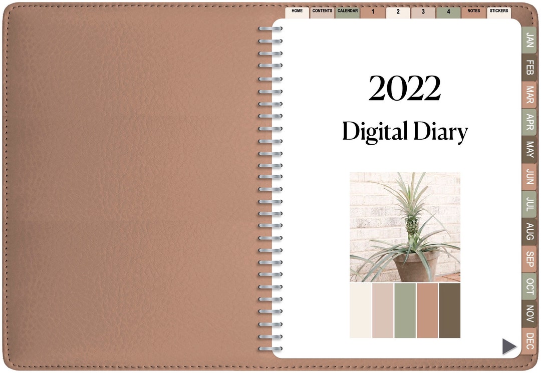 2022 Digital Daily Planner - Etsy