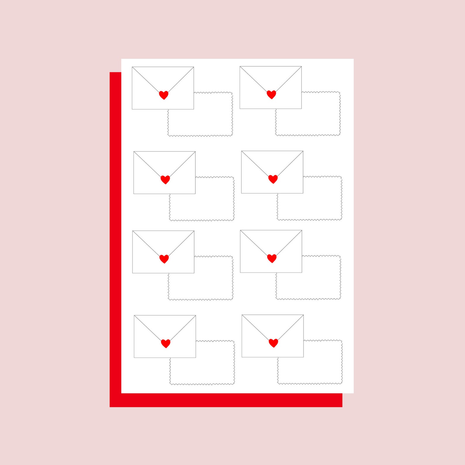 Love Letter Notes Printable, Valentine’s Day Printable, Love Letter ...