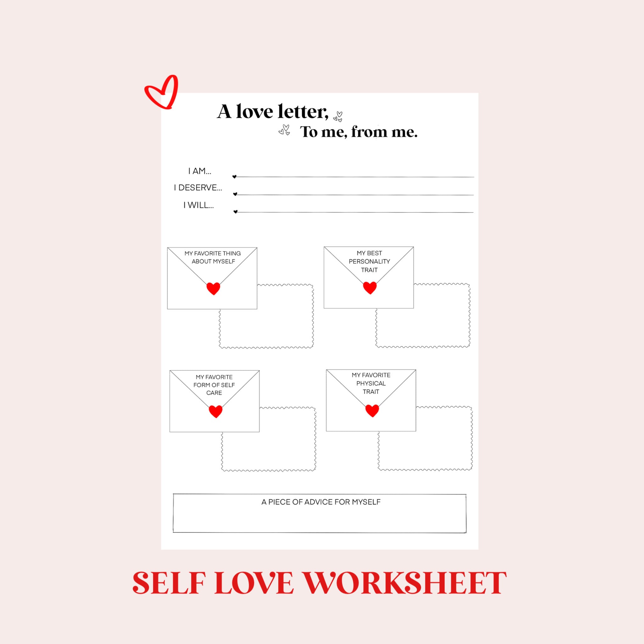 Self Love Worksheets Self Love Exercises | PDF | Thought | Mind