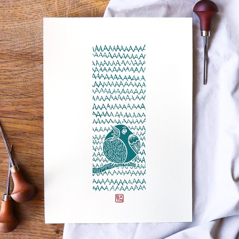 Linoleum Prints - Etsy