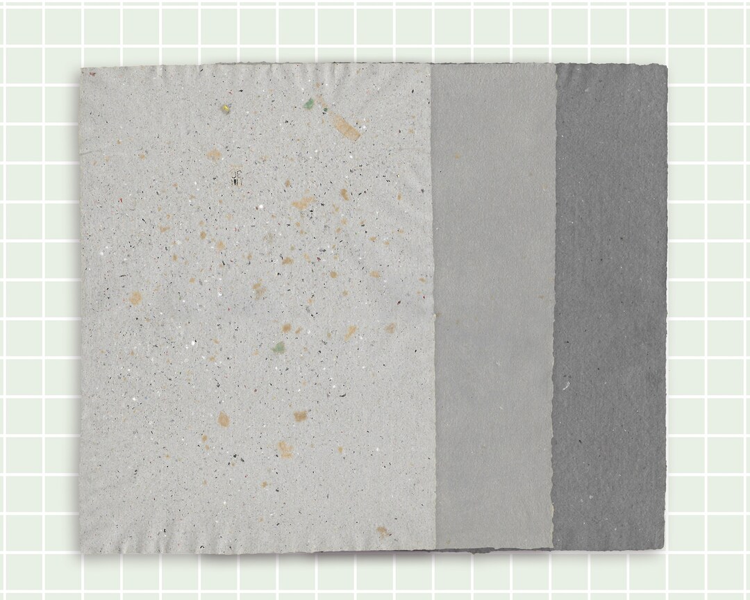 A4 Handmade Recycled Paper in Shades of Grey Handmade Paper - Etsy