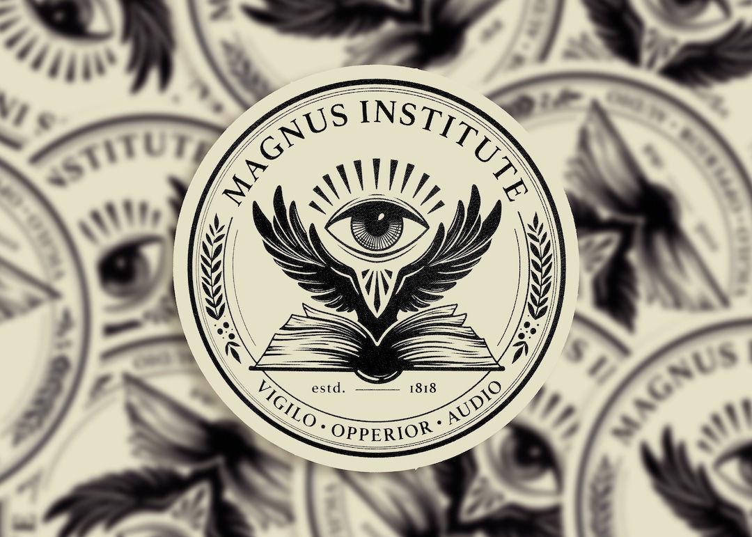 The Magnus Institute Logo Sticker Matte Vinyl Sticker 8.1x8.1 Cm in ...