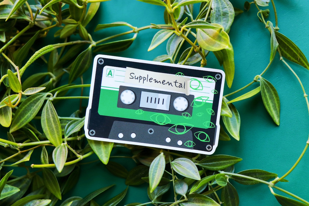 SUPPLEMENTAL Cassette the Magnus Archives Sticker Glossy Vinyl Sticker ...