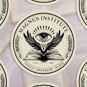 The Magnus Institute Logo Sticker Matte Vinyl Sticker 8.1x8.1 Cm in ...