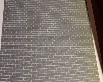 New 8 Sheets LANDSCAPE Wall 1/87 Ho Scale Wall Brick STONE - Etsy