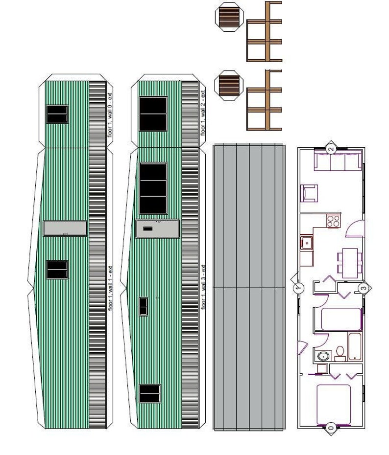 HO Scale Printable Mobil Home Kit - Etsy