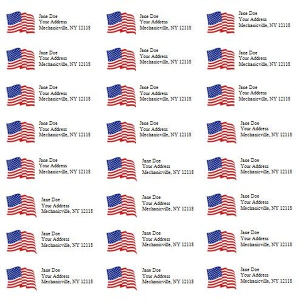 Flag Labels - Etsy