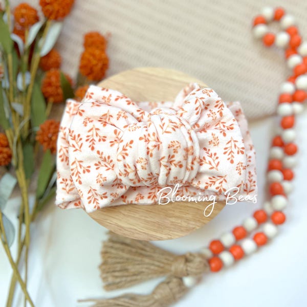 Fall Hair Bow - Etsy