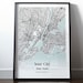 Custom City Map Print - Any City Map Personalized Map Art Poster ...
