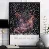 Custom Star Map - Unique Romantic Gift for Him or Her - Personalized ...