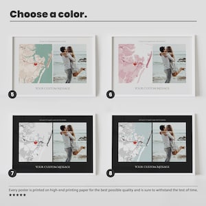 First Date Map Personalized Relationship Gift for Him or Her, Where We ...