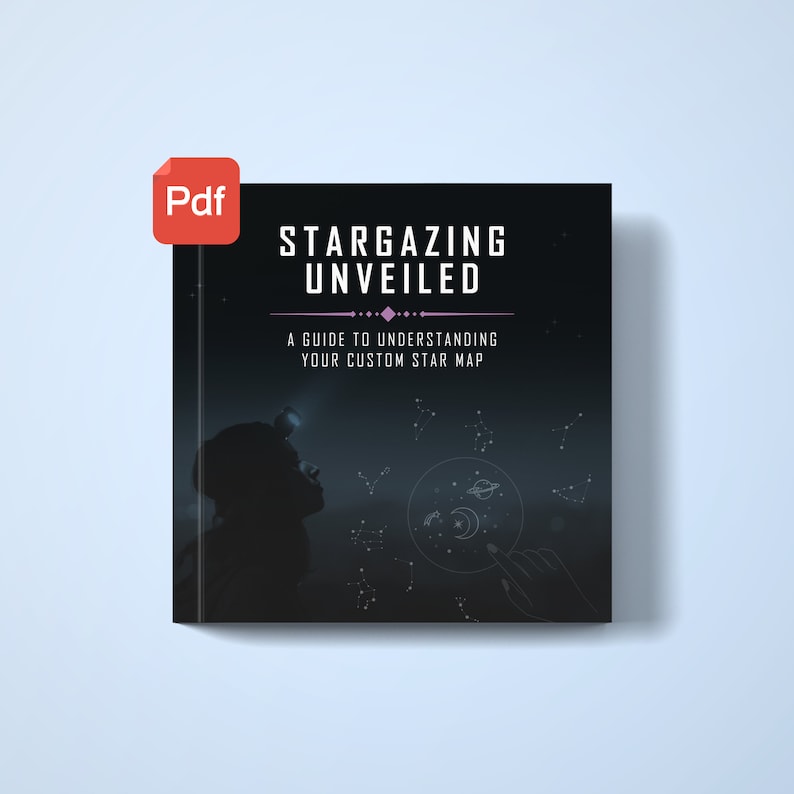 A Guide to Understanding Your Custom Star Map [PDF] - Etsy