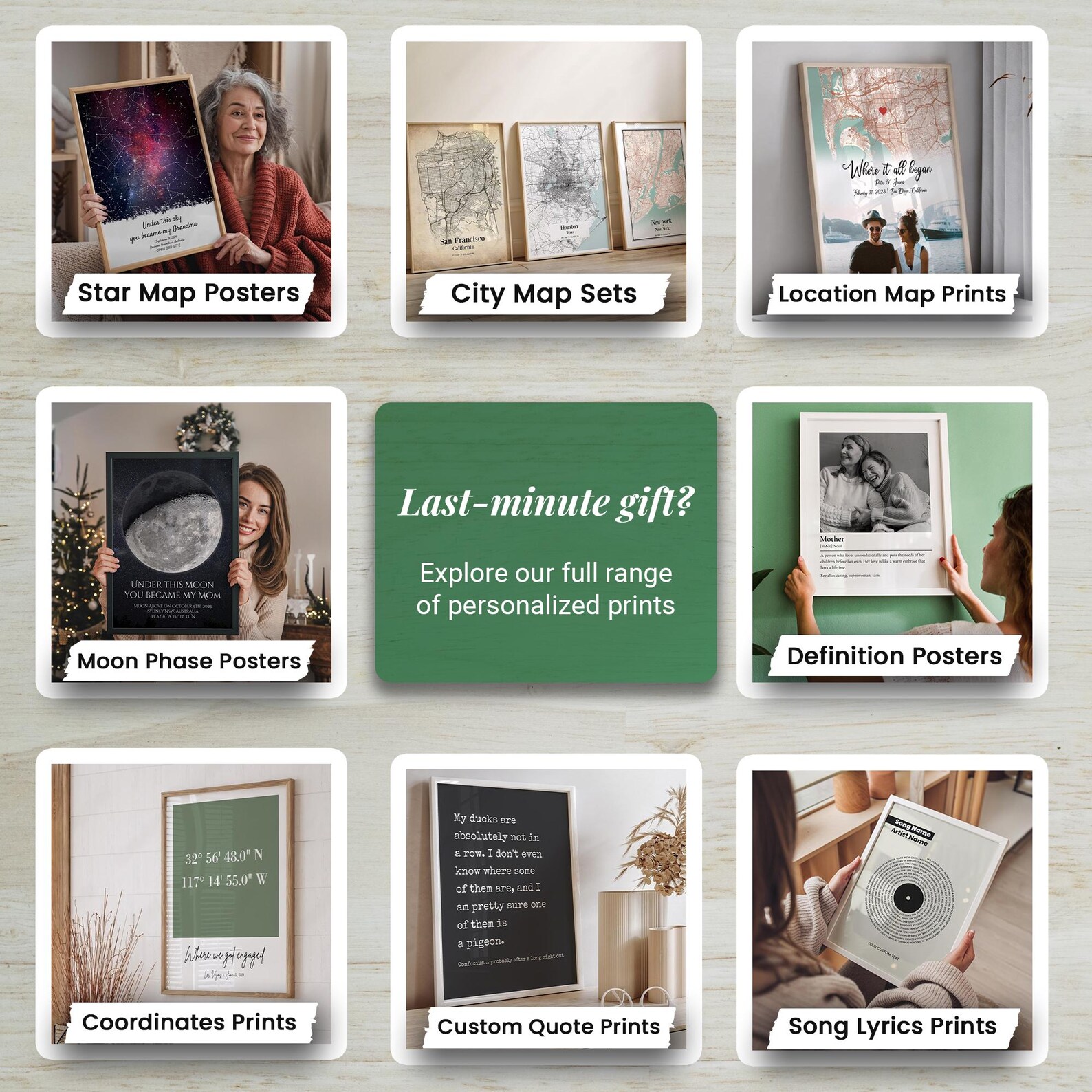 Personalized Digital Print - Perfect for Last Minute Shopping - Etsy
