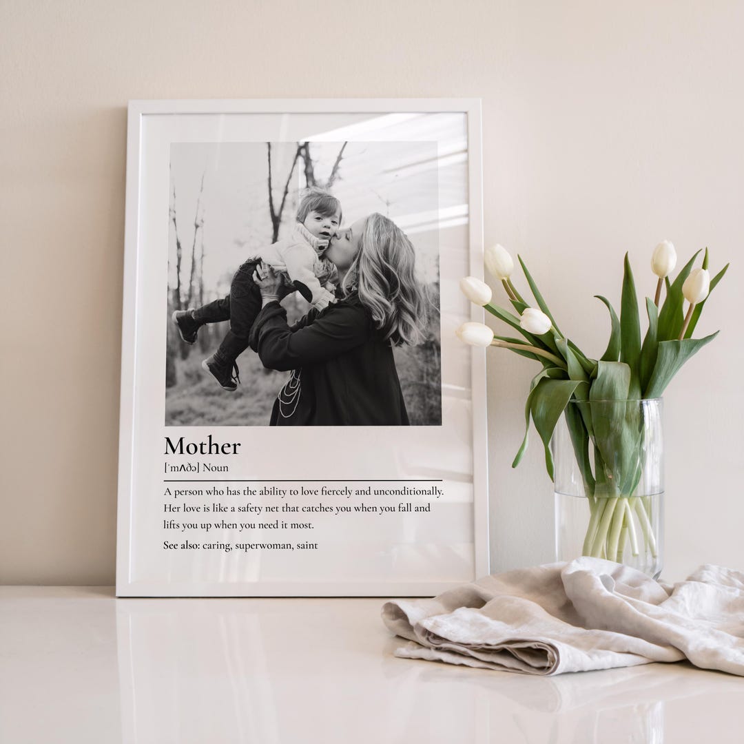 Mother Definition Print Mother's Day Photo Gift From Daughter ...