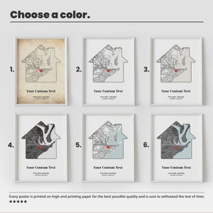 Our First Home Map Personalized Housewarming Gift for First Home ...