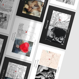 First Date Map Personalized Relationship Gift for Him or Her, Where We ...