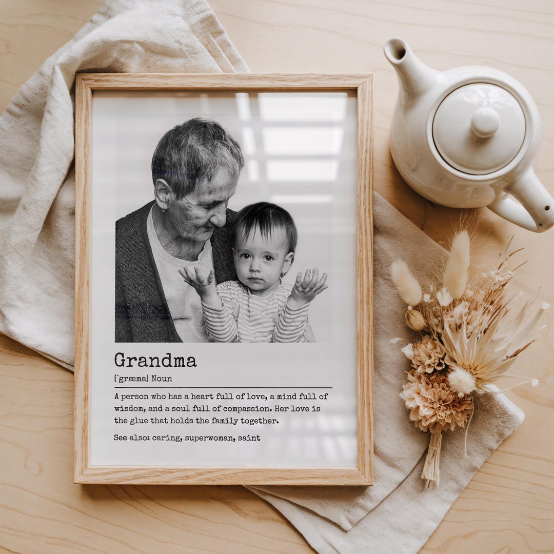 Personalized Grandma Definition Print- Grandma Mothers Day Gift From ...