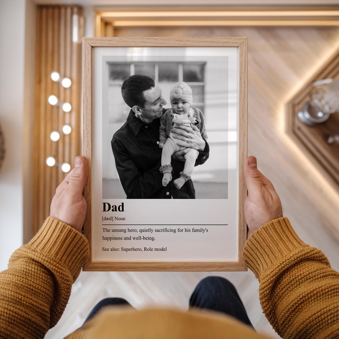 Personalized Dad Definition Print First Time Dad Christmas Gift From ...