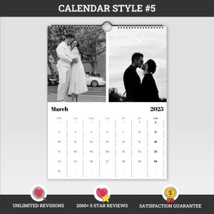 2025 Personalized Photo Wall Calendar Family Christmas Gift Custom ...