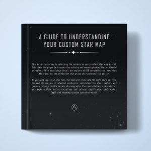 A Guide to Understanding Your Custom Star Map [PDF] - Etsy