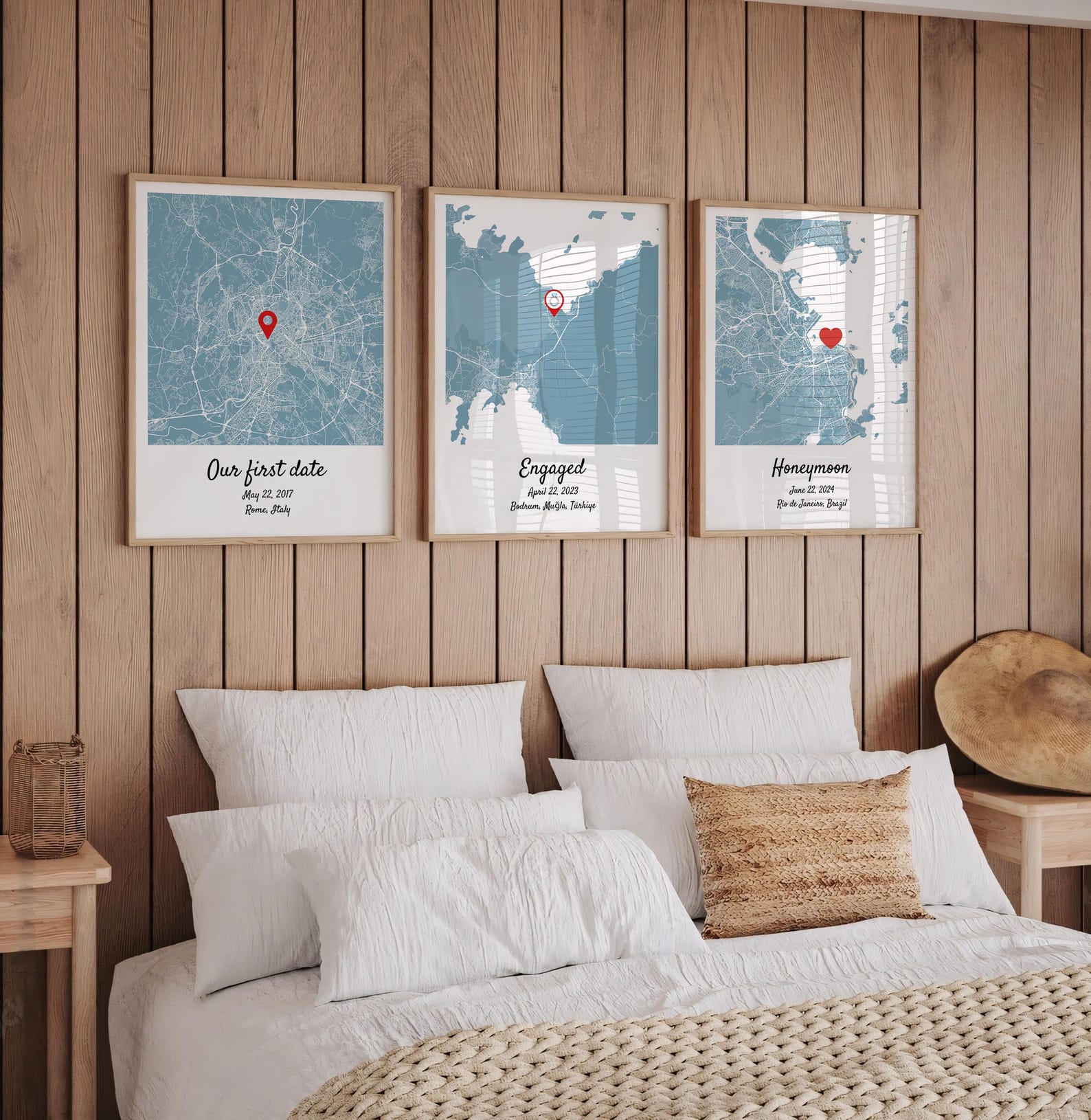 Hello Will You I Do Maps Custom Wedding Gift, Where It All Began ...