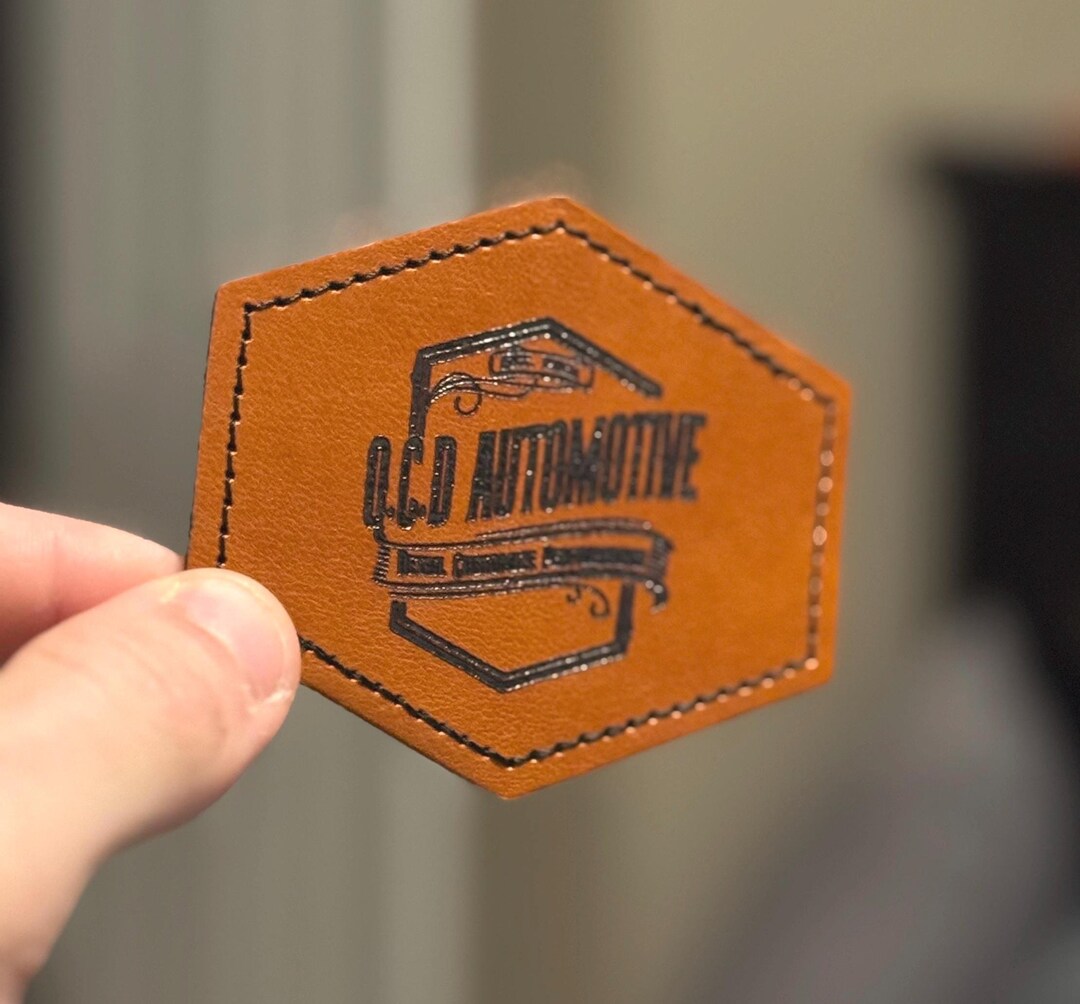 Logo Iron on Patches, Custom Business Logo Patches, DIY Iron on Patch, Leatherette Patches, Do ...