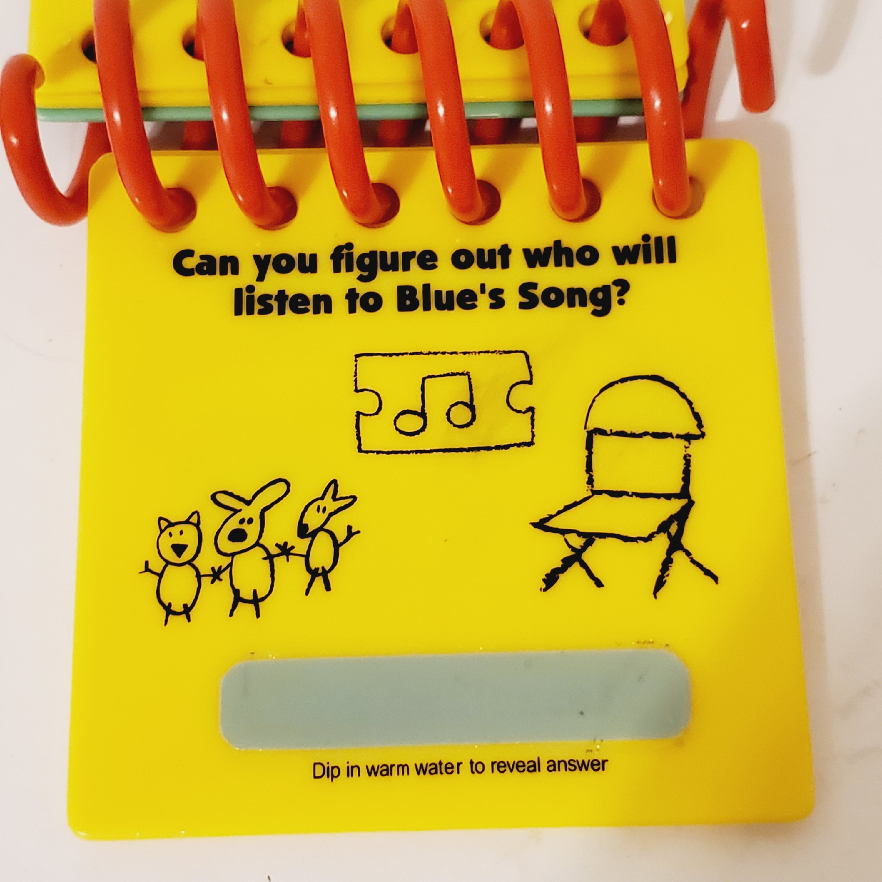 Blues Clues Notebook Song