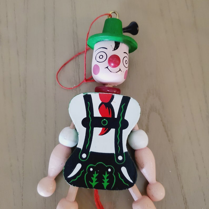 Vintage Wooden Toy Made in Austria Hand Crafted Movable - Etsy