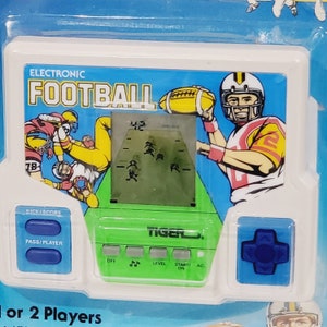 NEW 1989 Football Vintage Electronic Handheld Sports Game by Tiger - Etsy