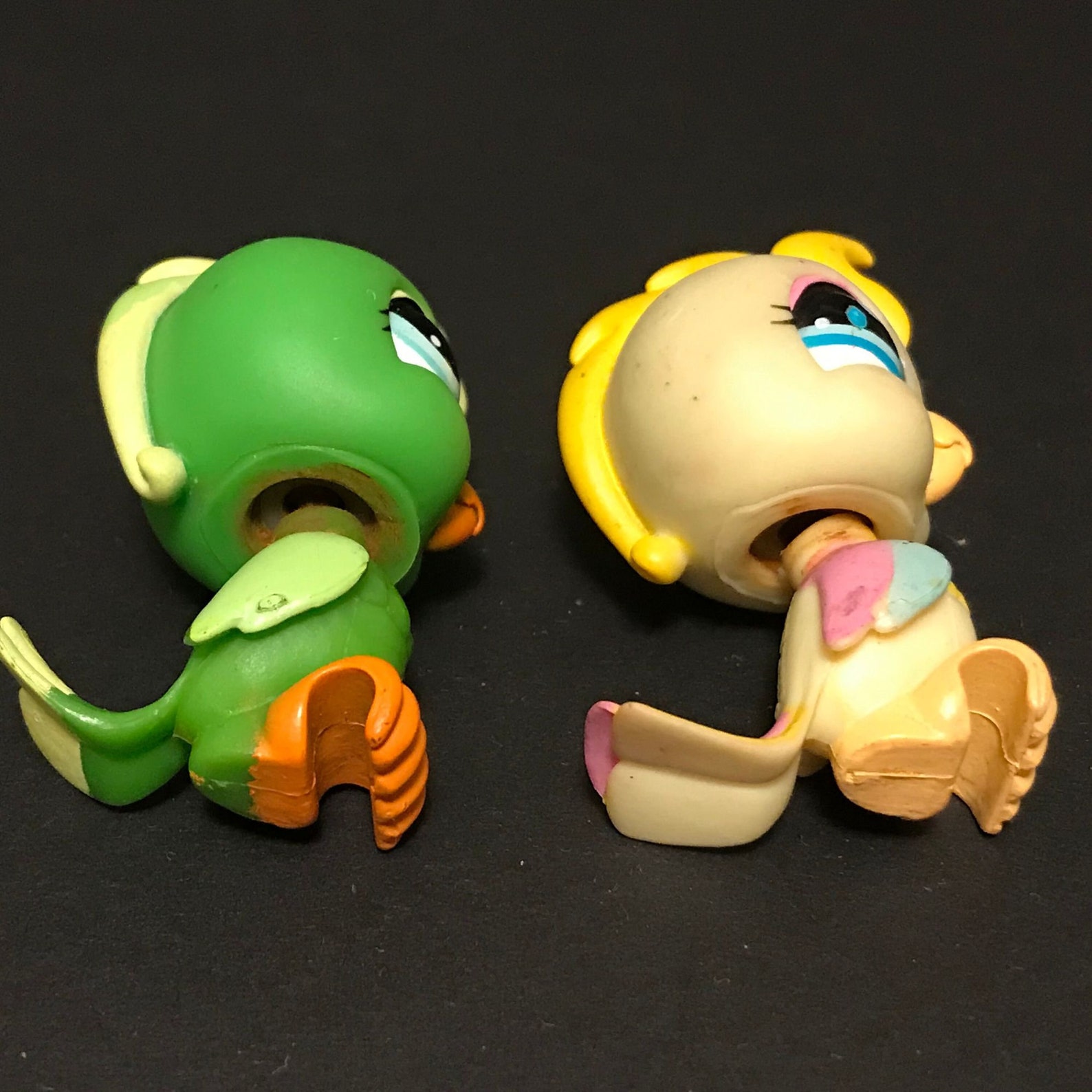 Littlest Pet Shop LPS Authentic Cockatoo 1369 green Blue - Etsy