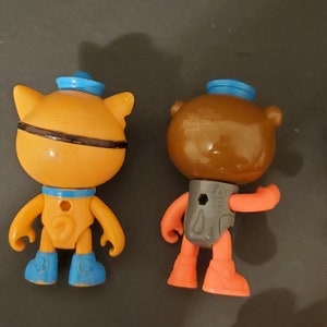 Octonauts Kwazii Shellington Sea Otter, Captain Barnacles Orange Deep ...