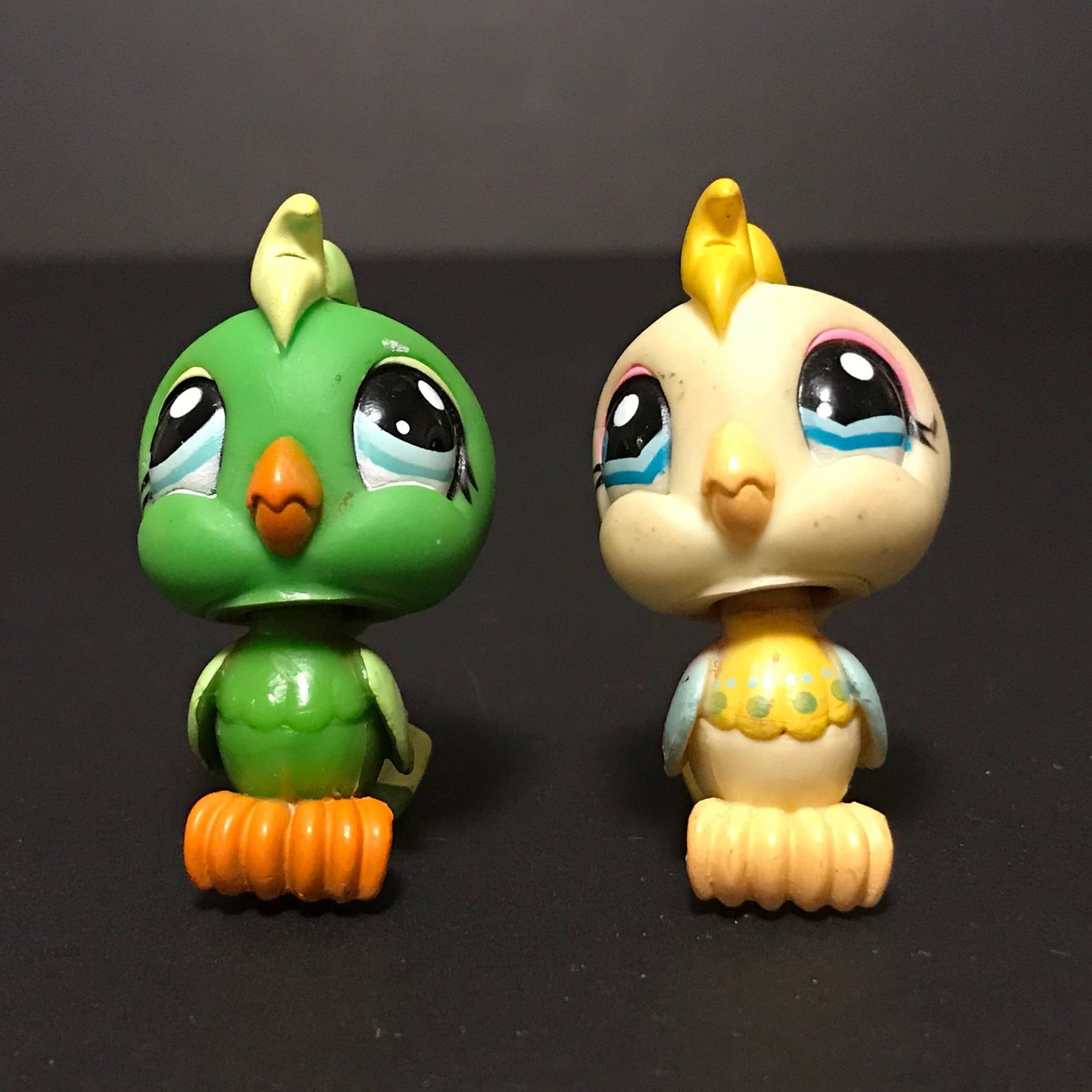 Littlest Pet Shop LPS Authentic Cockatoo 1369 green Blue - Etsy