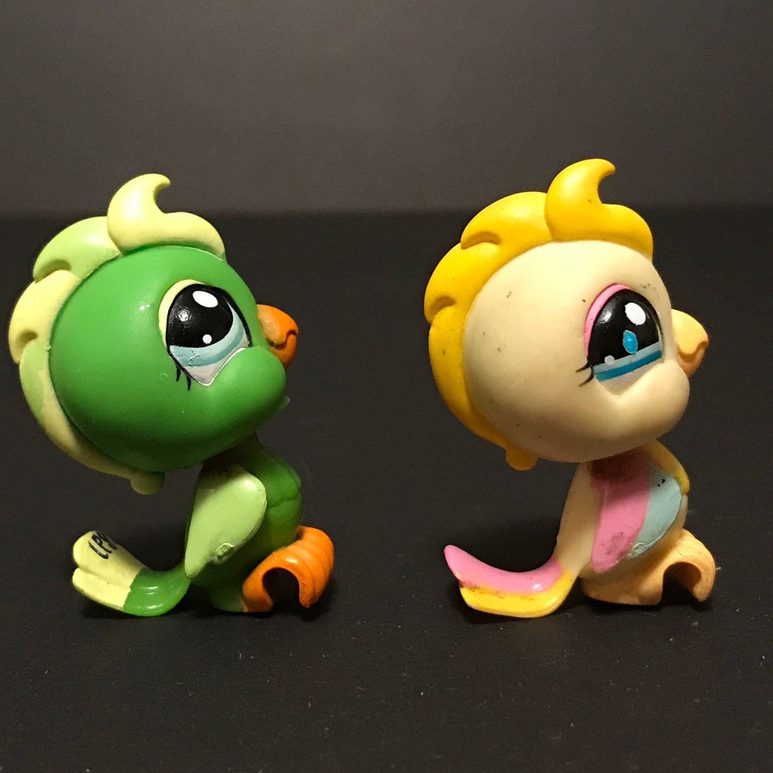 Littlest Pet Shop LPS Authentic Cockatoo 1369 green Blue - Etsy