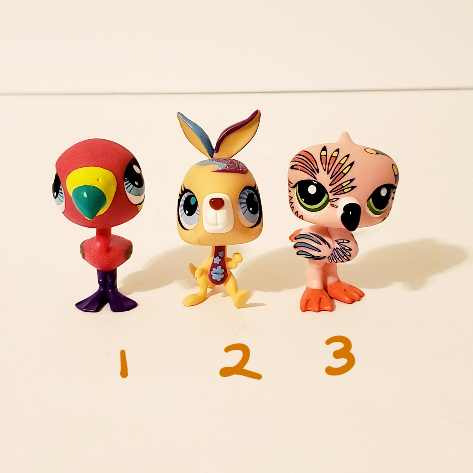 LPS Littlest Pet Shop Flamingo Candy pet 3346 Kangaroo - Etsy