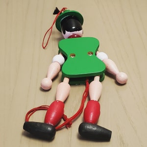 Vintage Wooden Toy Made in Austria Hand Crafted Movable Parts Toy ...