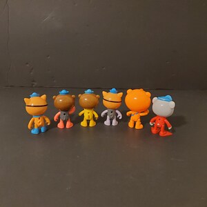 Octonauts Kwazii Shellington Sea Otter, Captain Barnacles Orange Deep ...
