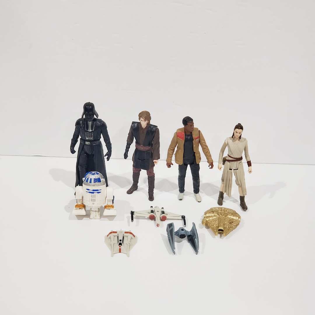 Star Wars Toy Action Figures Lot of 9 - Etsy