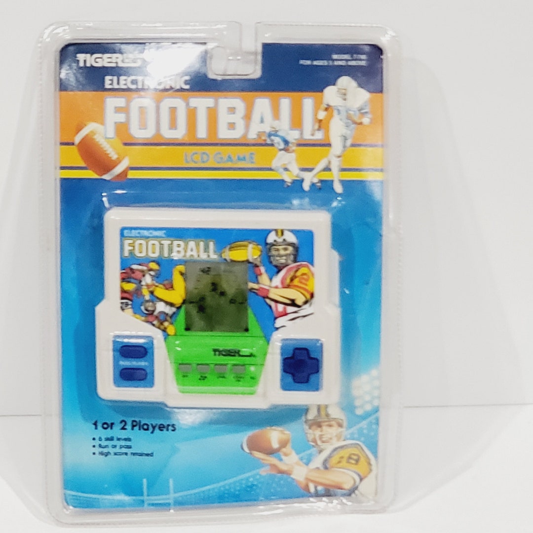 NEW 1989 Football Vintage Electronic Handheld Sports Game by Tiger - Etsy