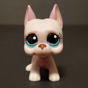 Littlest Pet Shop LPS Authentic Dog 1022 Pink Lavender Great - Etsy