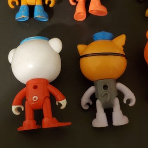 Octonauts Kwazii Shellington Sea Otter, Captain Barnacles Orange Deep ...