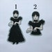 Wednesday Addams Inspired Stickers - Etsy