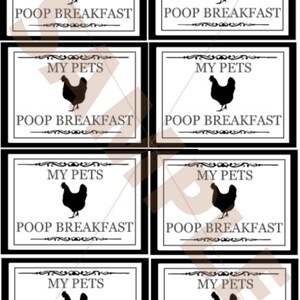 Egg Carton Label, Sticker, Farm Label, Chicken Coop, Hen Stickers, DIY ...