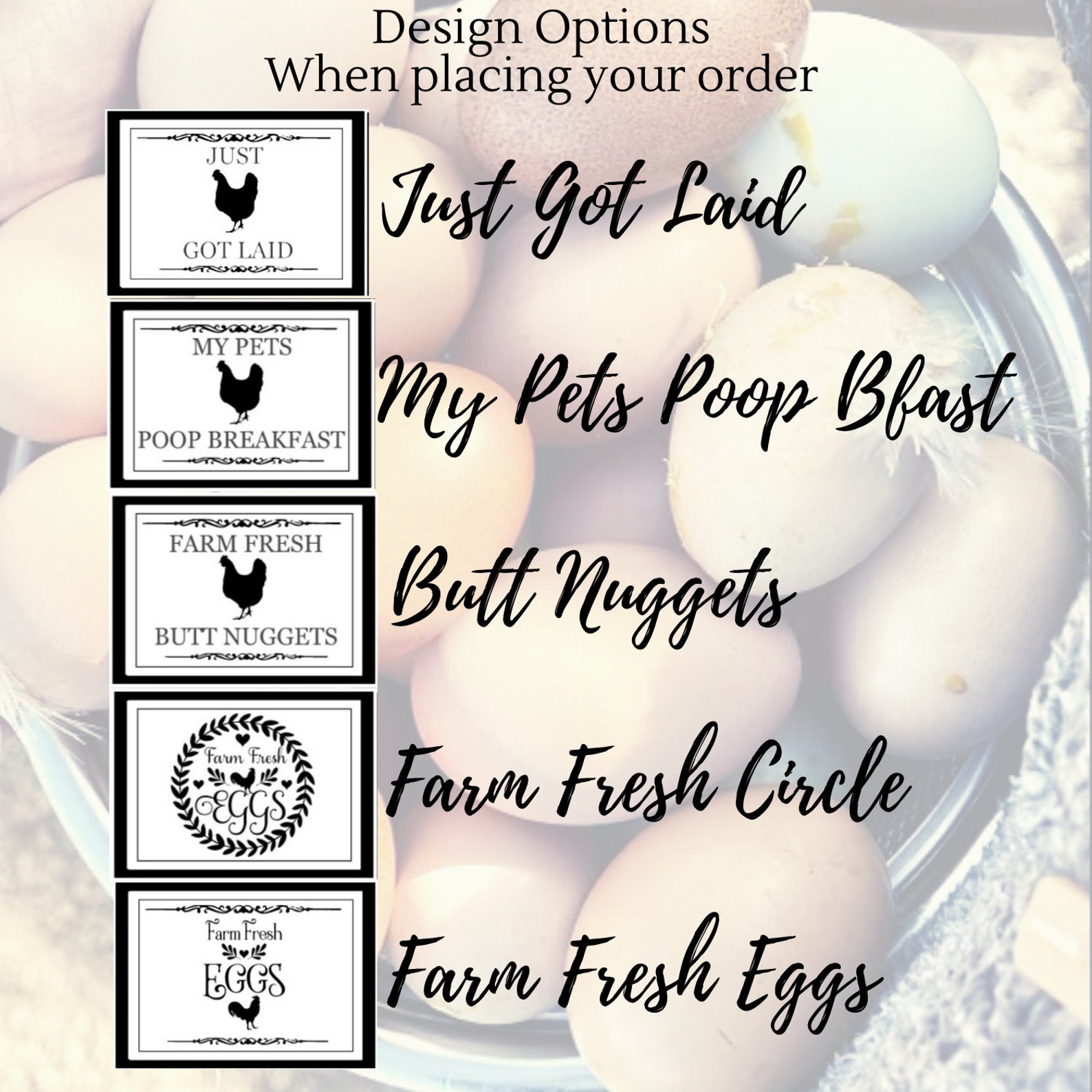 Egg Carton Label, Sticker, Farm Label, Chicken Coop, Hen Stickers, DIY ...