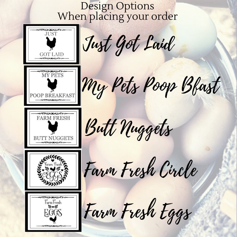 Egg Carton Label, Sticker, Farm Label, Chicken Coop, Hen Stickers, DIY ...