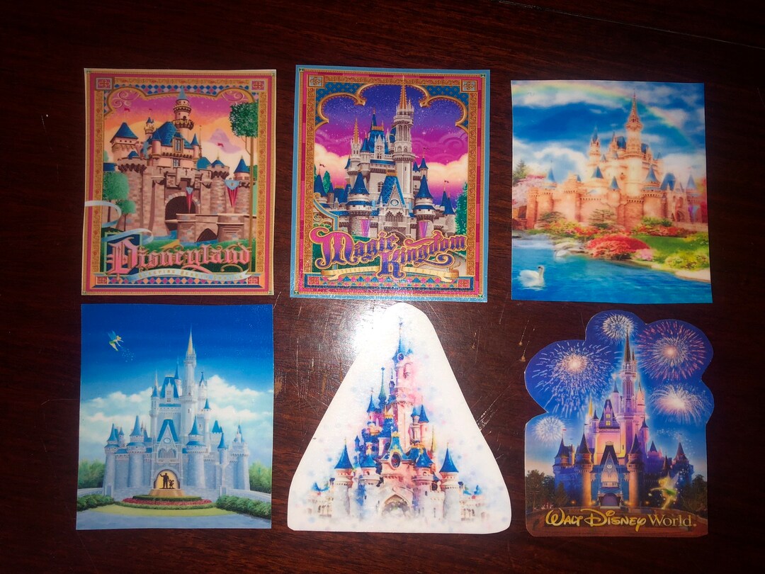 Disney Castles Sticker Pack - Etsy