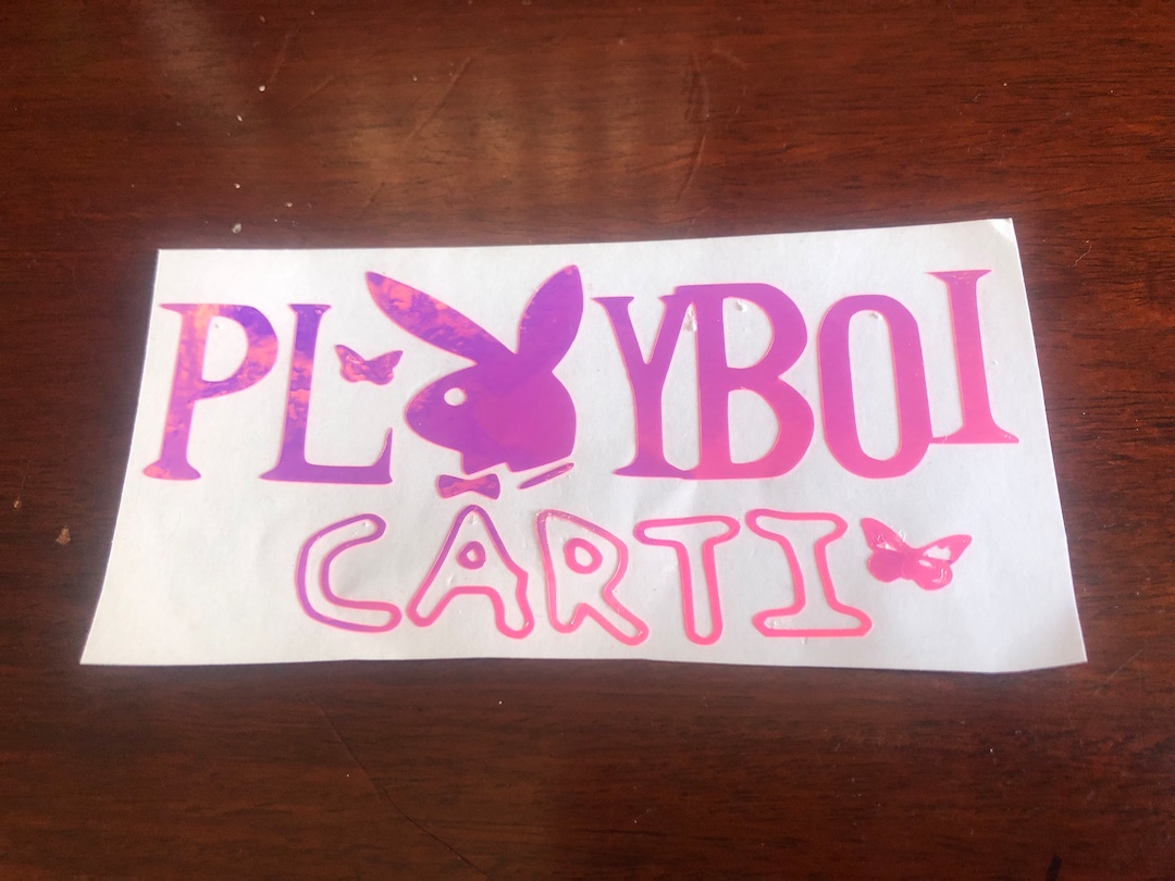 Playboi Carti Holographic Sticker/decal - Etsy