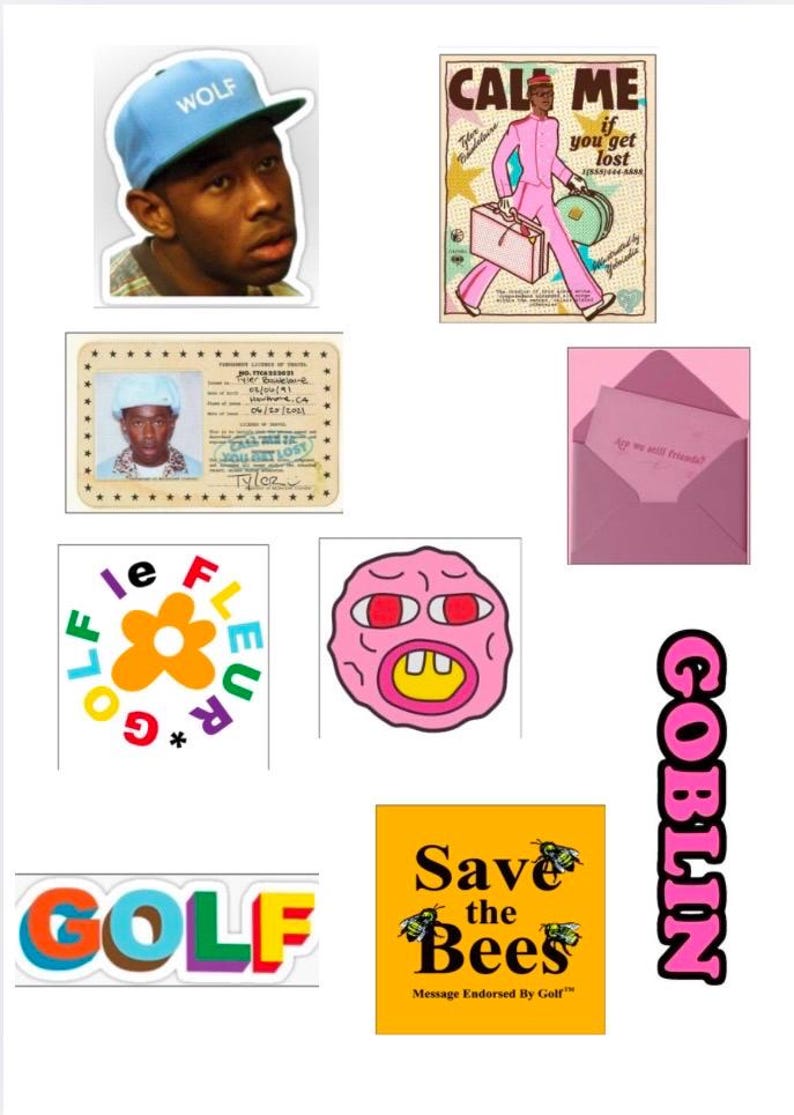 Tyler the Creator Sticker Pack - Etsy